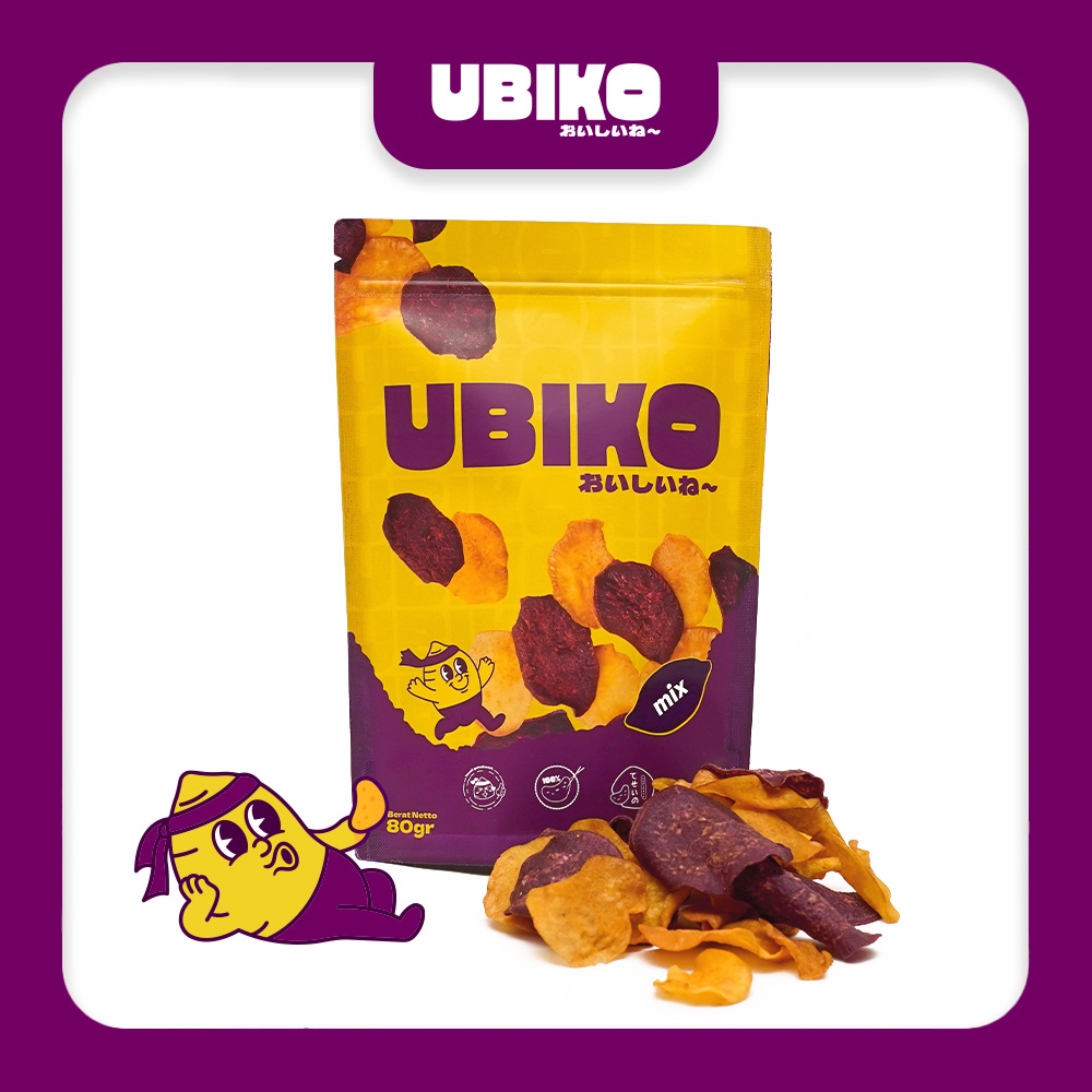 Jual Keripik Ubiko Mix | snack ubi rasa manis & asin, produk HALAL ...