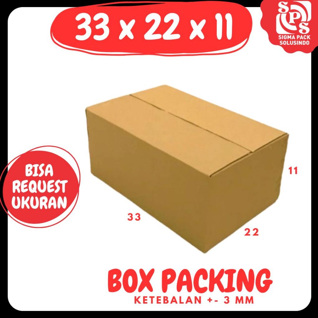 Jual Box Packing 33x22x11 Kardus A1 Karton Dus Kotak Kemasan Botol Jamu ...