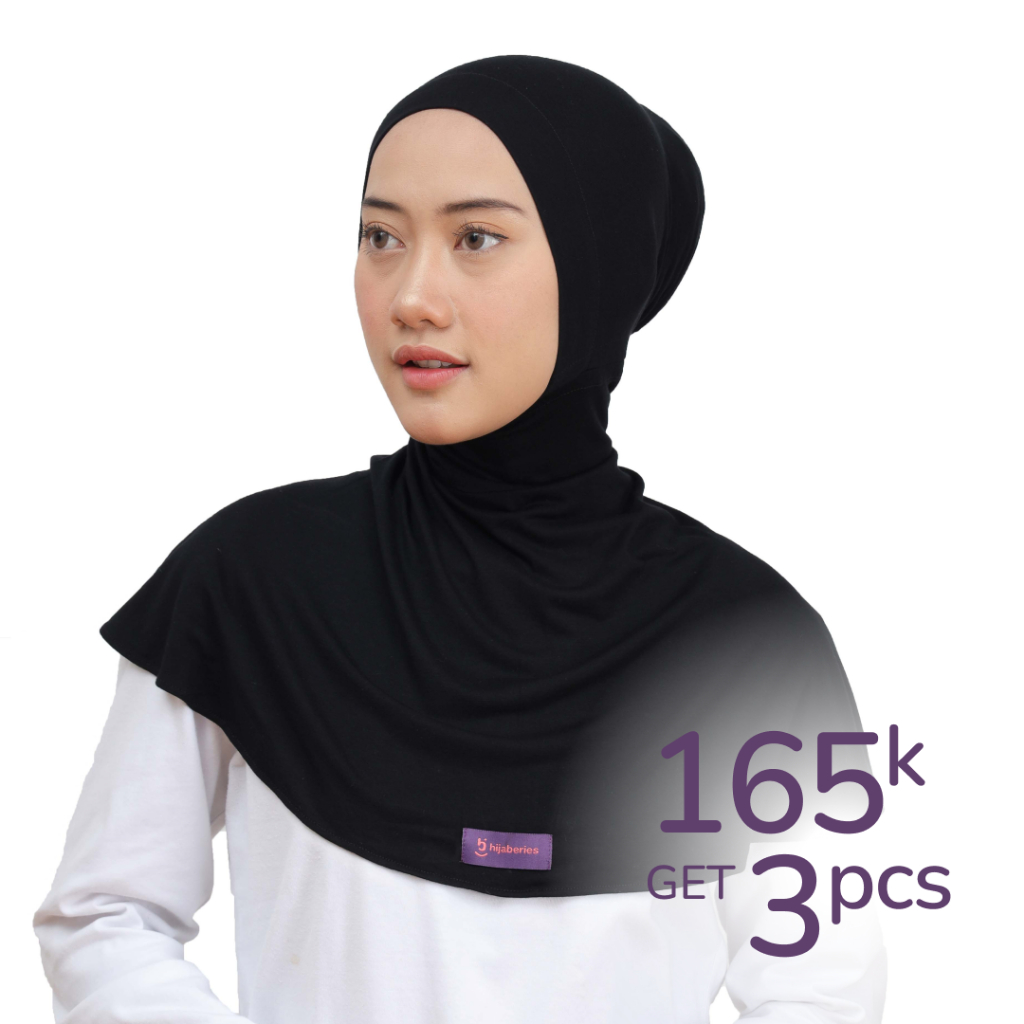 Jual Hijaberies - Inner Hijab Ninja Button (Ciput Model Ninja Bahan ...