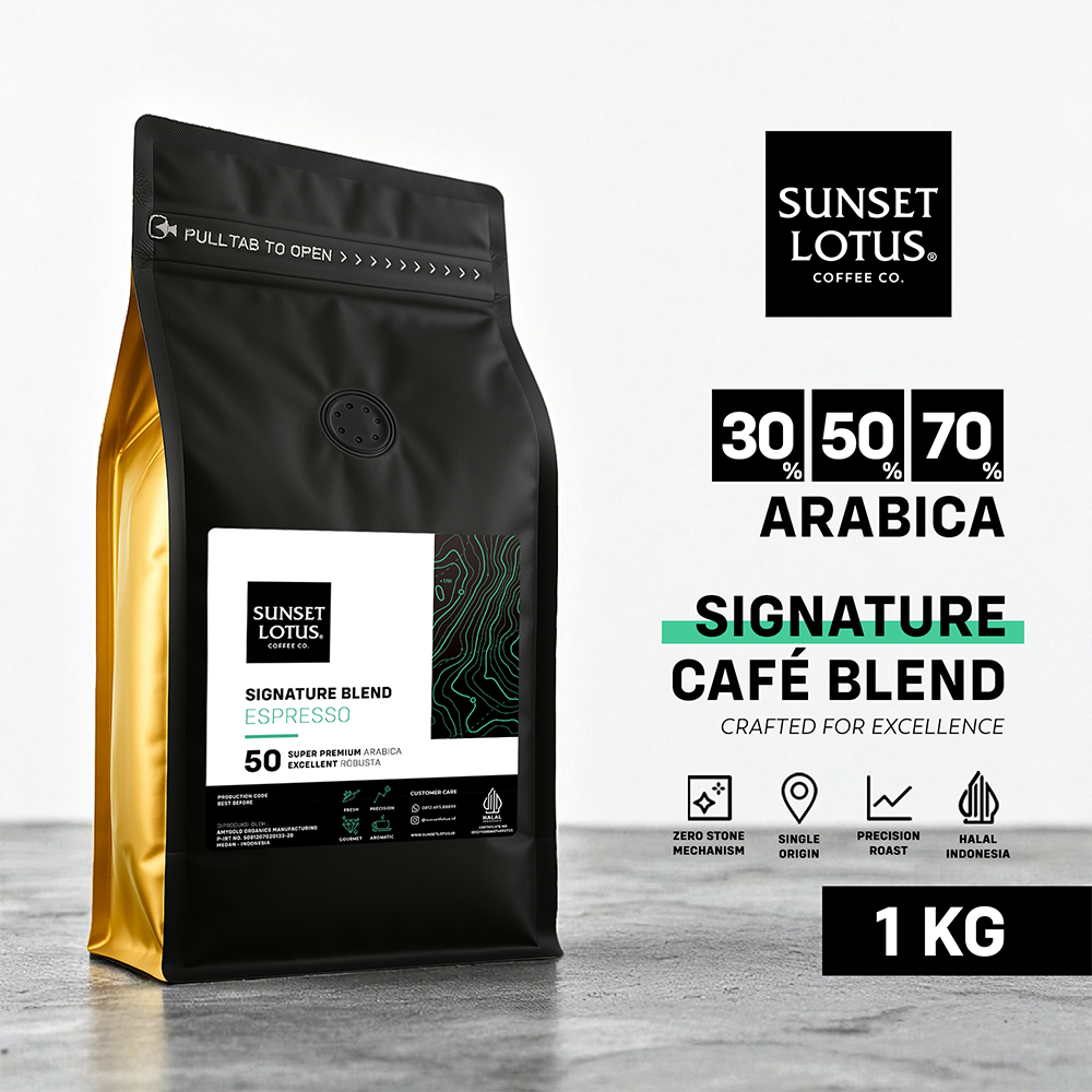 Jual Sunset Lotus Signature Blend Series 1 Kg - Arabica Robusta 100% ...