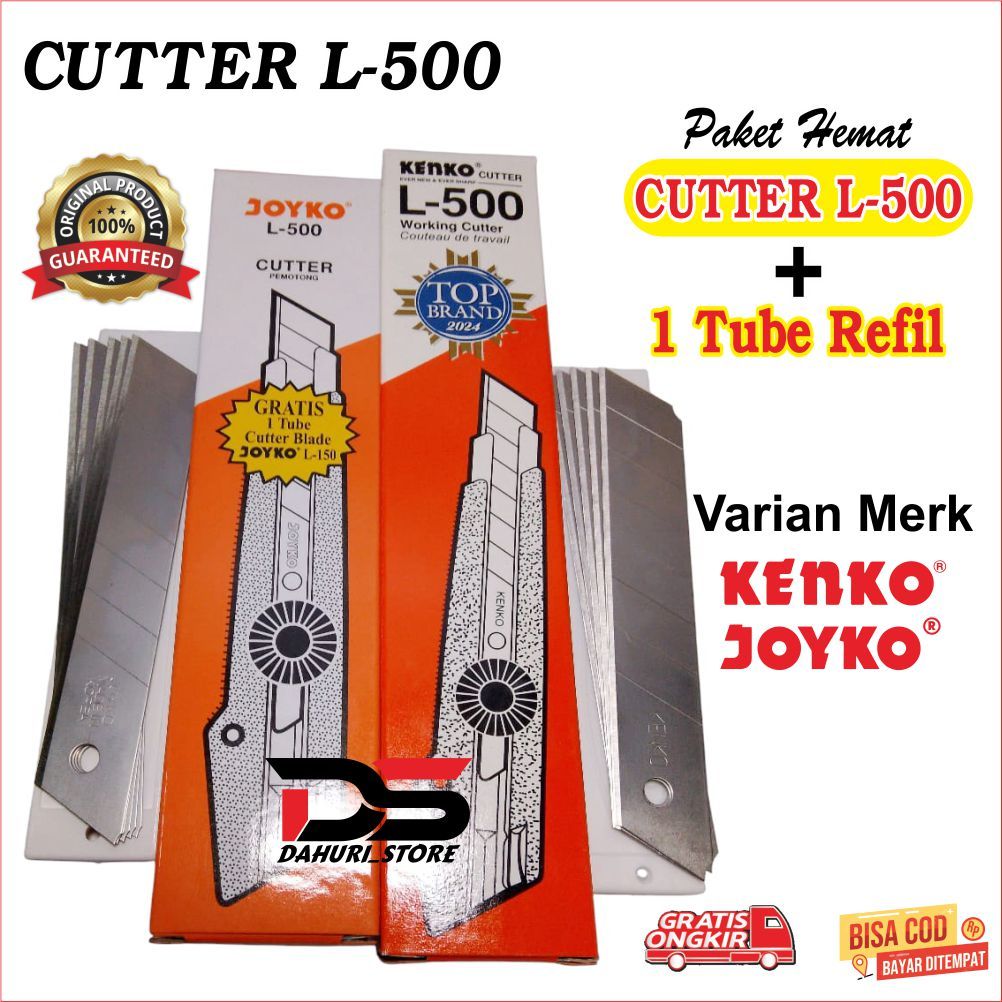 Jual CUTTER BESAR JOYKO + REFIL ISI, CUTTER BESAR KENKO CUTTER KENKO L ...