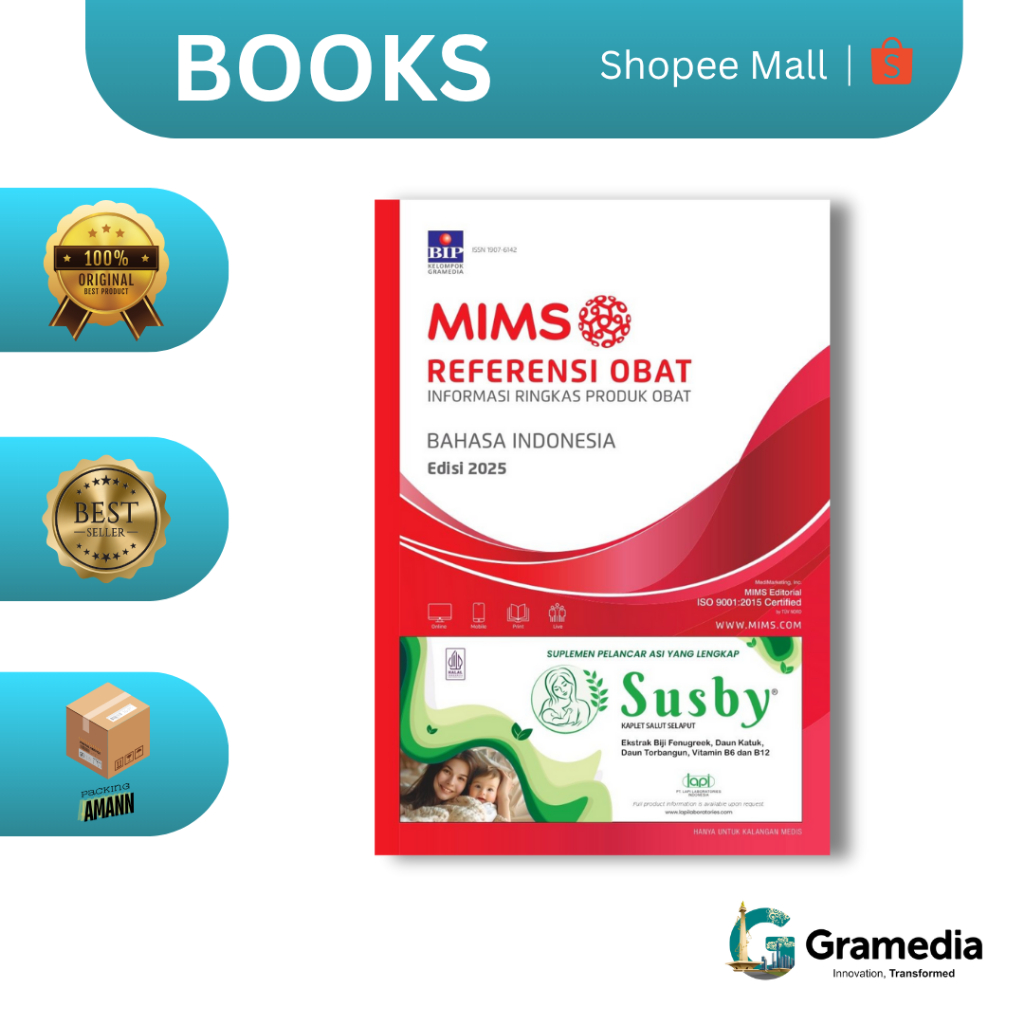Jual Gramedia MKG - Buku MIMS Edisi Bahasa Indonesia Vol.26 Tahun 2025 (Medidata) | Shopee Indonesia