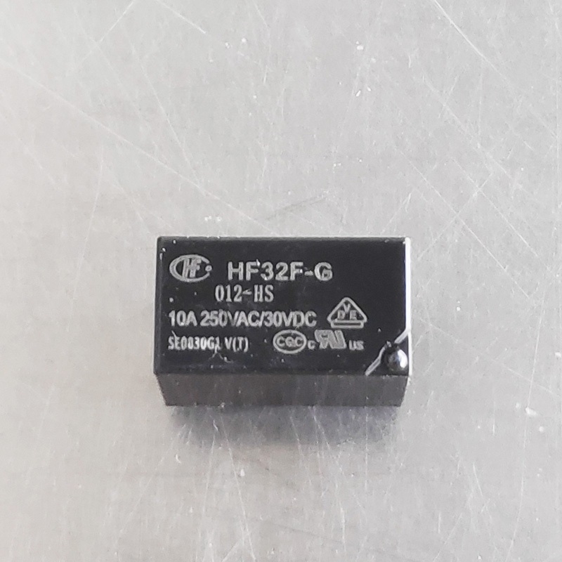 Jual RELAY DC 12V 4PIN 10A 250VAC HF32F-G/012-HS SUBMINIATURE INTERMEDIATE POWER RELAY HF32F-G ...