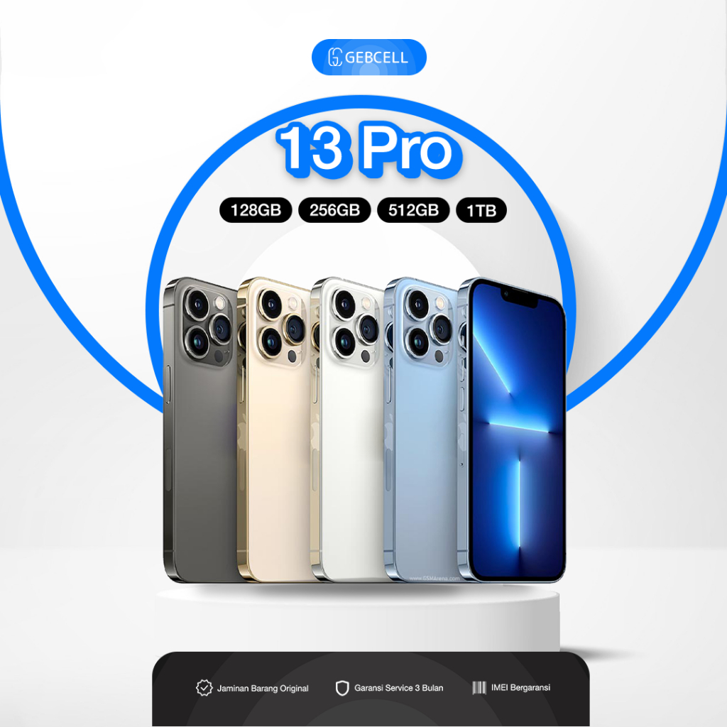 Jual IP 13 PRO SECOND ORIGINAL 128GB 256GB 512GB NO MINUUS MULUSS ...