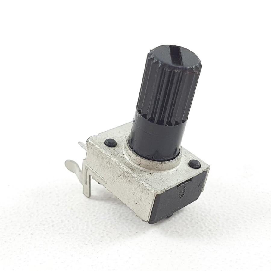 Jual Potensio 3 pin 20k Drat Putaran mentok Dimensi body Keseluruhan ...