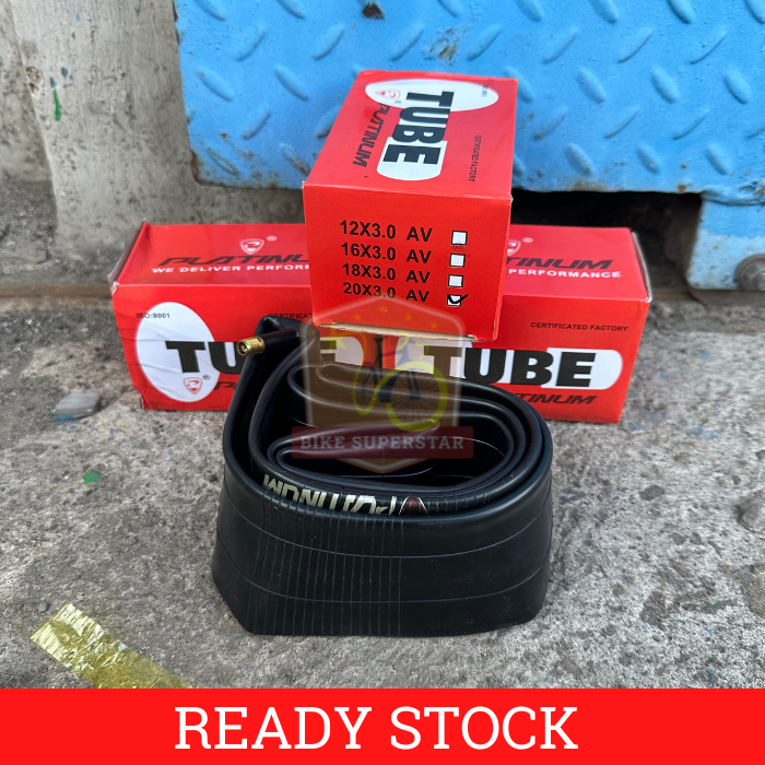 Jual Ban Dalam Sepeda Ukuran 12 16 18 20 x 3.0 Platinum Jumbo Fat Bike | Shopee Indonesia