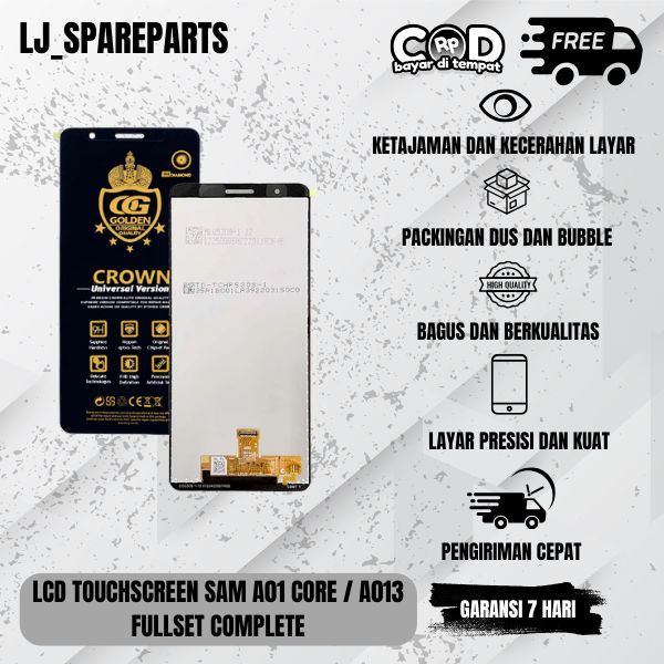 Jual LCD TOUCHSCREEN SAM A01 CORE / A013 FULLSET COMPLETE ORIGINAL 100% ...