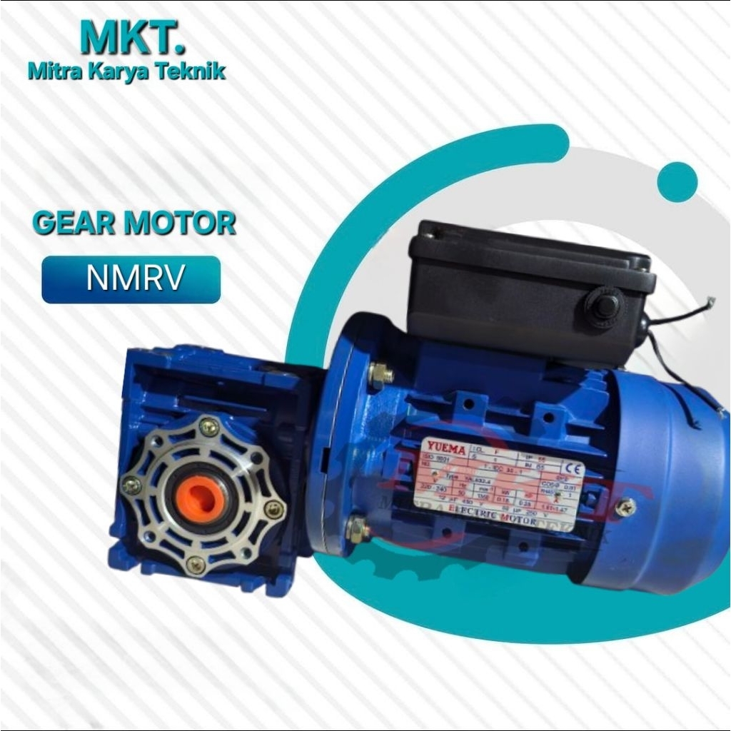 Jual GEAR BOX NMRV 050 RATIO 1:20 c/w MOTOR BOLOGNA POWER 1HP 4POLE ...