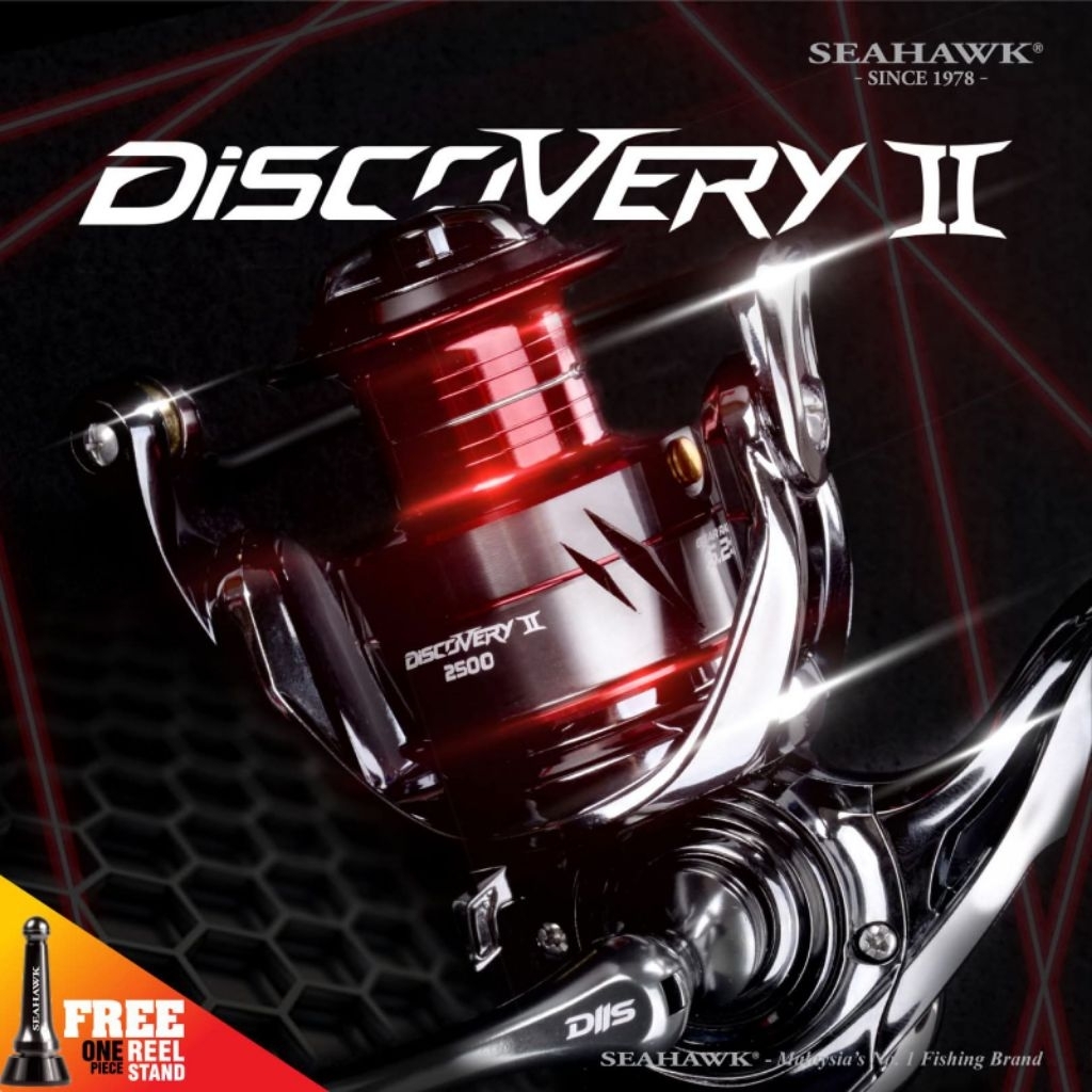 Jual Reel Seahawk DISCOVERY II 1000 2000 2500 4000H 6000 | Shopee Indonesia