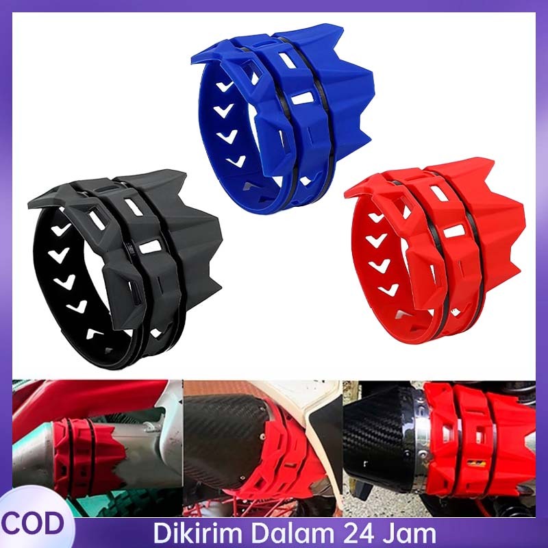 Jual Cover Pelindung Silencer Ujung Knalpot Anti Panas Knalpot Pelindu ...