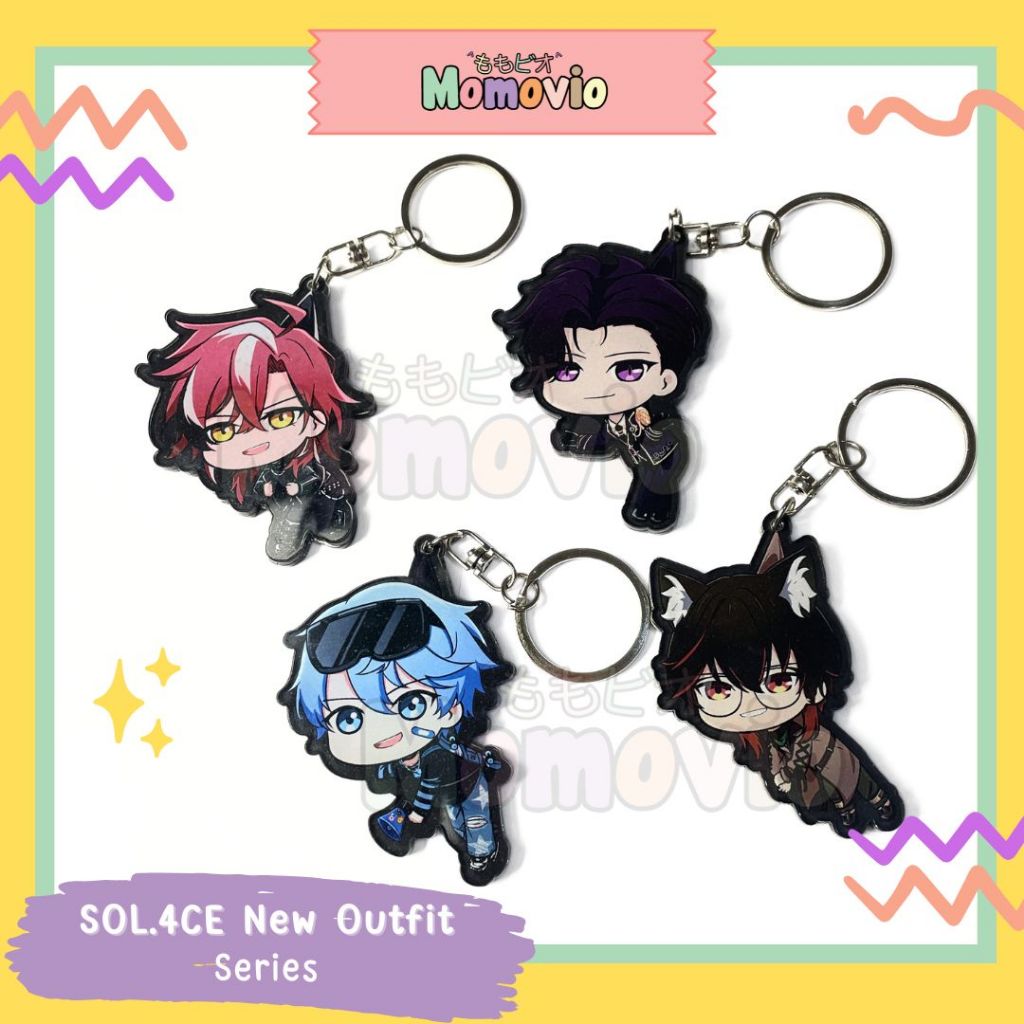 Jual Gantungan Kunci Akrilik Sol4ce Harris Caine Arion Mikazuki Souta ...