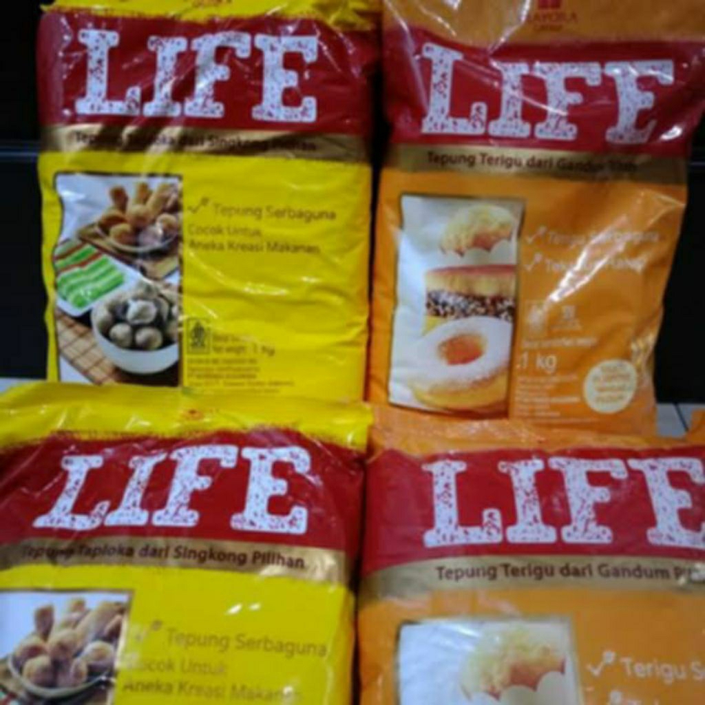 Jual Tepung terigu life murah dari mayora 1kg setara segitiga biru ...