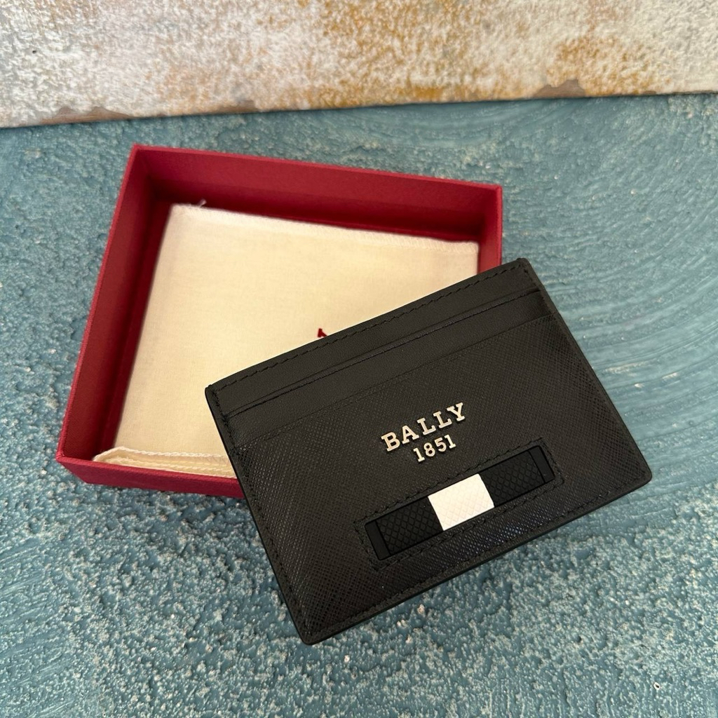 Jual BALLY CARD HOLDER BLACK | Shopee Indonesia