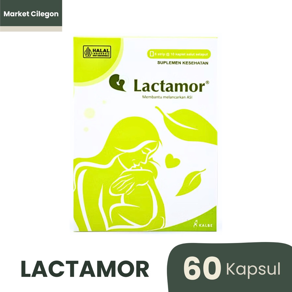 Jual Lactamor Kalbe Suplemen Penambah Asi 6 Strip Melancarkan Asi ...