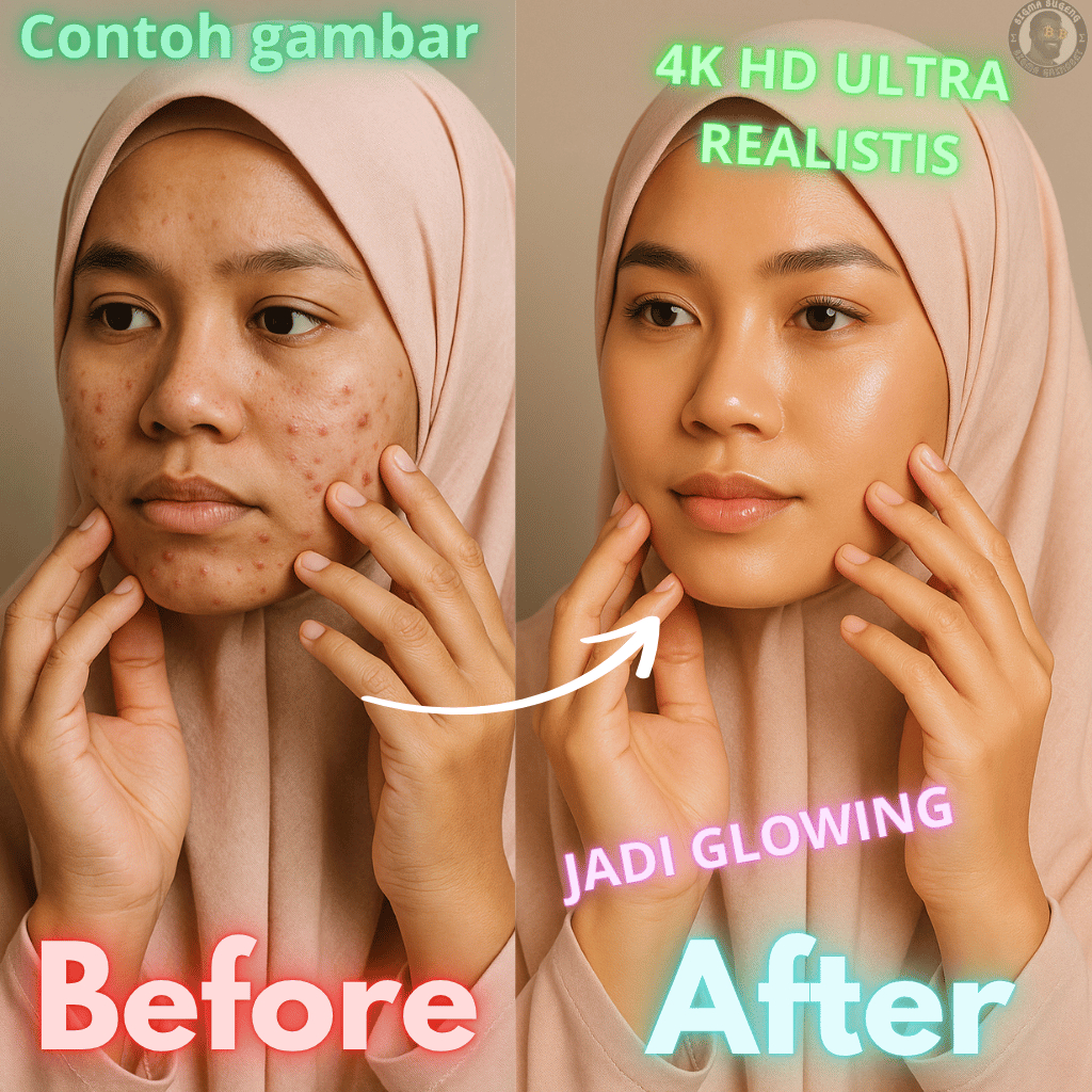 Jual JASA EDIT Foto AI Muka Jadi Glowing Mulus dan Cantik AI ...