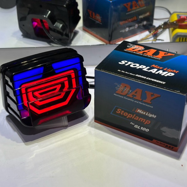 Jual STOPLAMP LED LAMPU BELAKANG GL100 SMOKE DETAIL ORIGINAL | Shopee ...