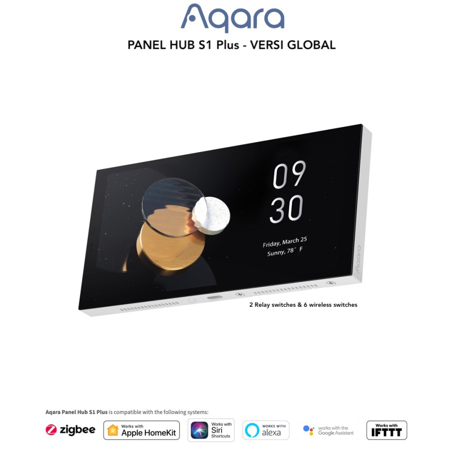 Jual Aqara Panel Hub S1 Plus versi Global saklar dinding layar sentuh ...