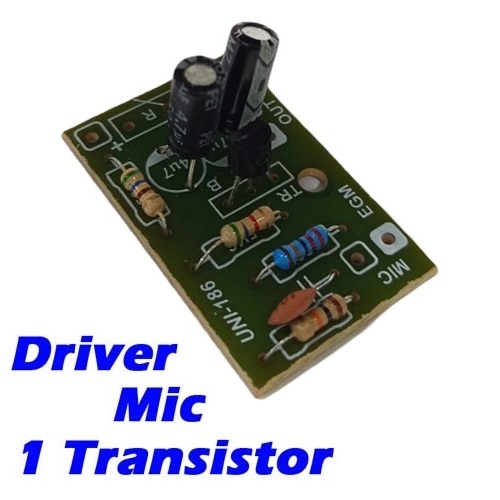 Jual Kit Pre Amp Mic / Driver Mic 1 Transistor 5-12Vdc Sinyal Mic ...