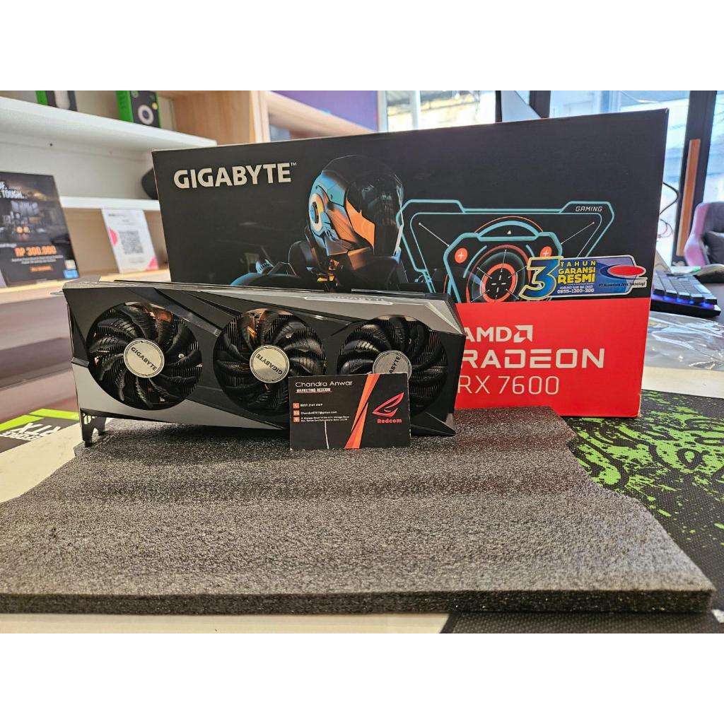 Jual GIGABYTE AMD RADEON RX 7600 GAMING OC 8GB GDDR6 - BEKAS | Shopee ...