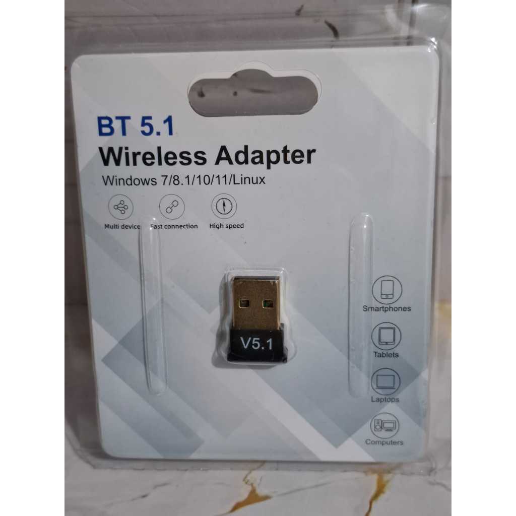 Jual Bluetooth Receiver 5.1 USB Dongle PC Laptop Komputer Wireless ...