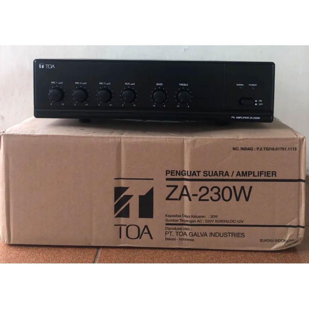 Jual Amplifier TOA ZA 230W Ampli TOA | Shopee Indonesia