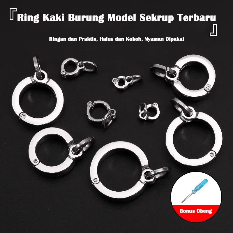 Jual Ring Burung Ring Borgol Bahan Stainless Steel 316 Cinin Kaki ...