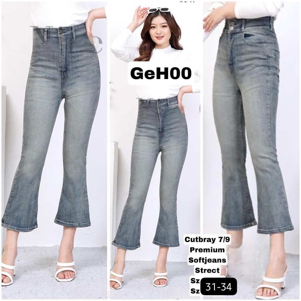 Jual CUTBRAY HW 7/9 WANITA PREMIUM SOFTJEANS VINTAGE NINE O NINE JEANS ...