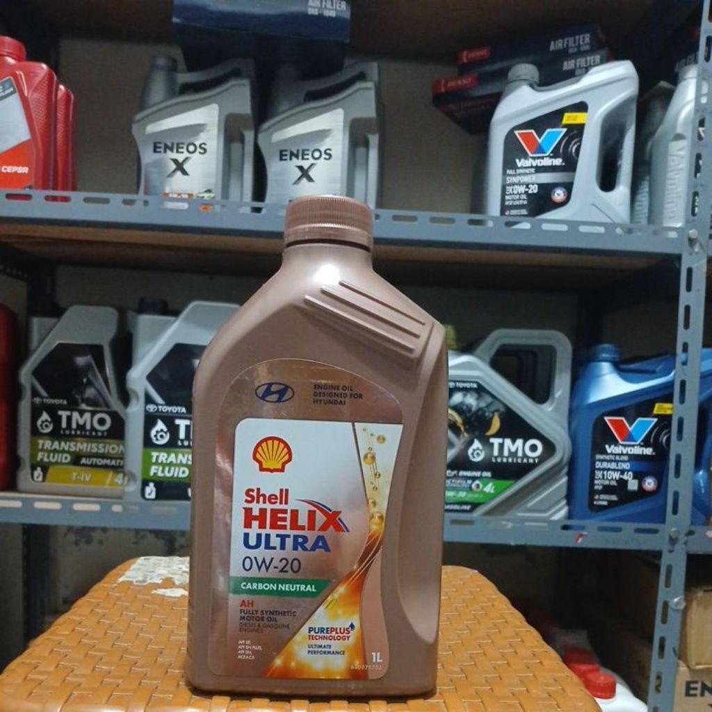 Jual Oli shell helix ultra 0w-20 fully synthetic AH CARBON NEUTRAL 1L ...