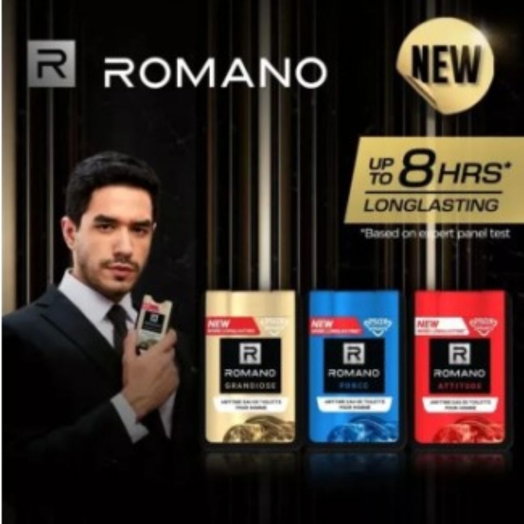 Jual Romano Pocket Parfume Edt | 250X Sprays | Shopee Indonesia