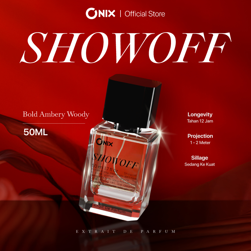 Jual ONIX Fragrance - SHOWOFF Extrait De Parfum 50ml 30ml | Aroma ...