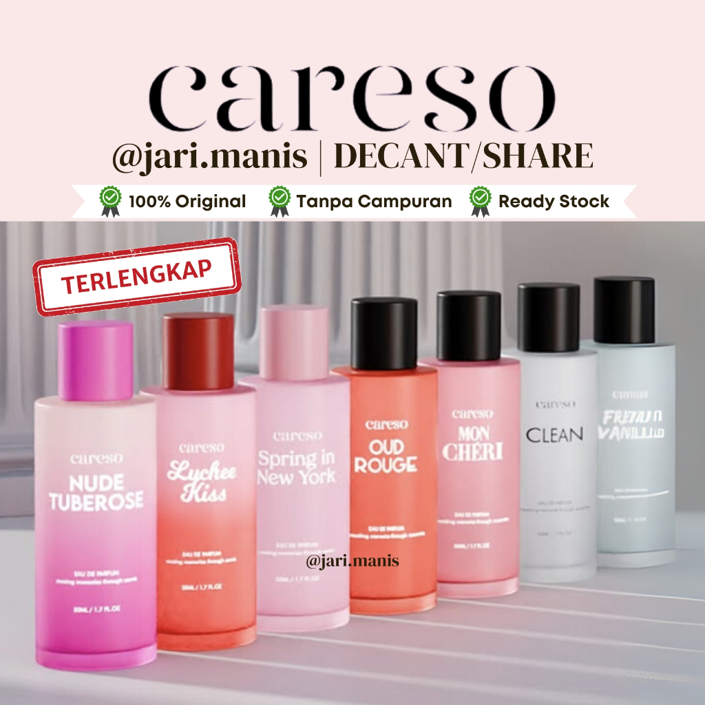 Jual decant share Careso EDP Arabian Dust clean nude tuberose lychee ...