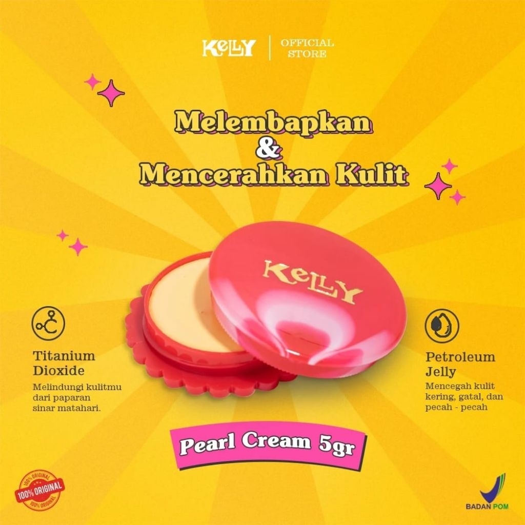 Jual Kelly Pearl Cream 5gr | Shopee Indonesia