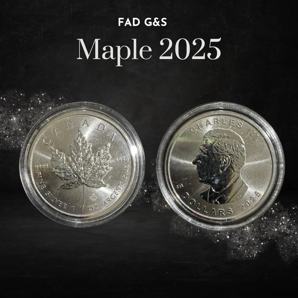 Jual fine silver perak Maple by RCM Tahun 2025 1 oz | Shopee Indonesia