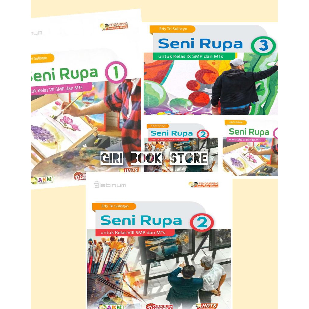 Jual Buku Seni Rupa SMP/MTS Untuk Kelas 7 Kurikulum Merdeka Hots AKM Platinum Tiga Serangkai ...