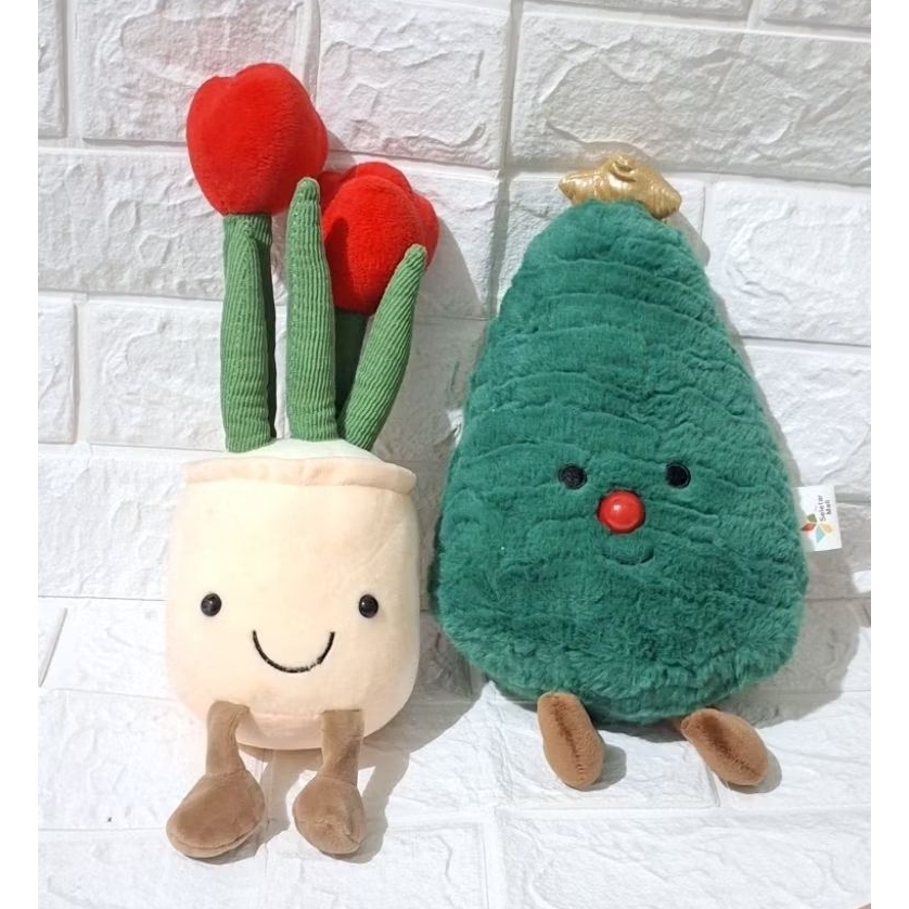 Jual boneka tanaman bunga pot dan pohon cemara natal chrismas xmas ...