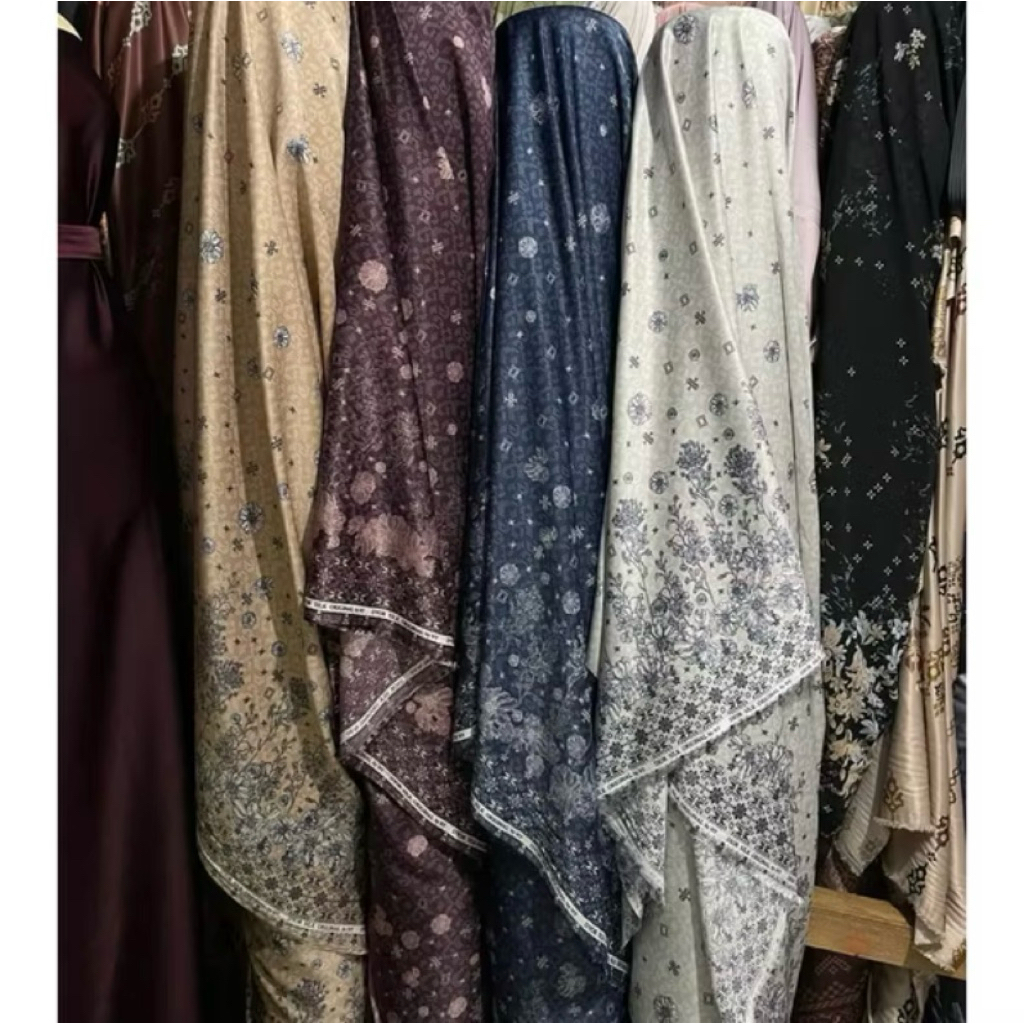 Jual COD Kain silk motif MISCA | motif MAGHANI |kain silk motif cantik ...