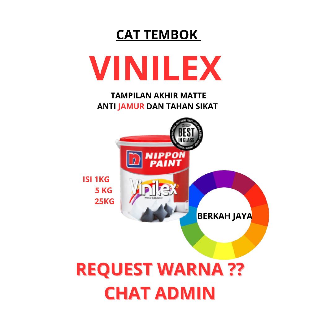 Jual [1Kg] Cat Tembok Vinilex Tersedia Warna Ready Mix dan Tinting ...