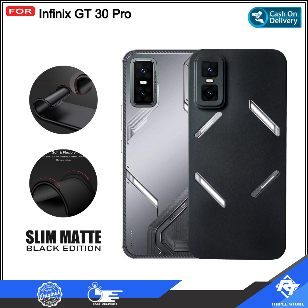 Jual Case Slim Matte Premium Black Infinix GT 30 Pro GT 20 Pro GT 10 Pro Note 40 4G Note 40 Pro ...