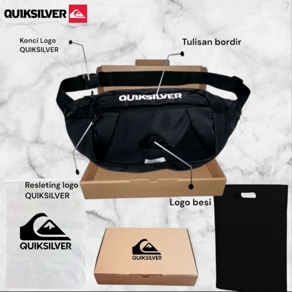 Jual TAS QUICKSILVER TAS SELEMPANG QUICKSILVER WAISTBAG QUICKSILVER ...