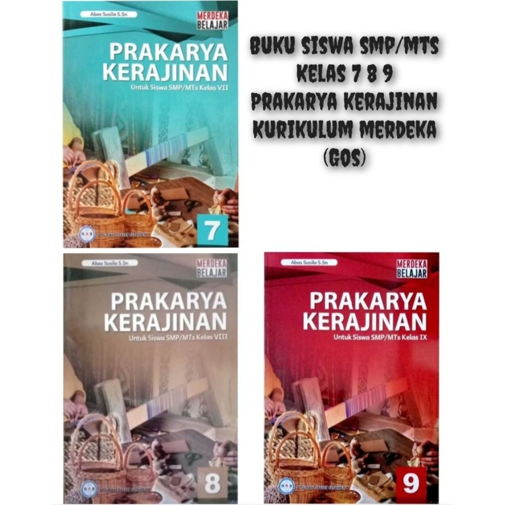 Jual Buku Siswa Prakarya Kerajinan SMP/MTs Kelas 7 8 9 Kurikulum Merdeka GOS | Shopee Indonesia