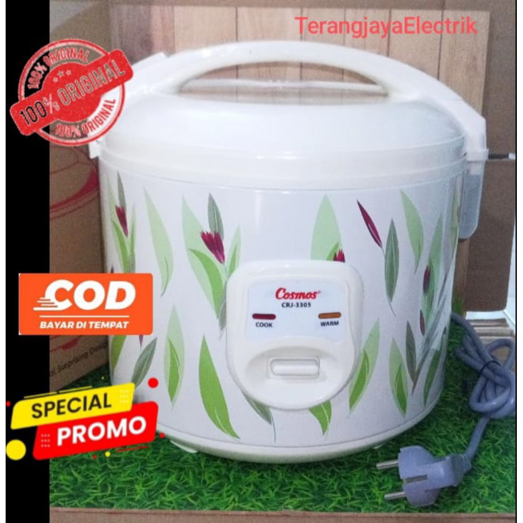 Jual PENANAK NASI MAGIC COM COSMOS CRJ-3305 Series 1.8L/ Magic com ...