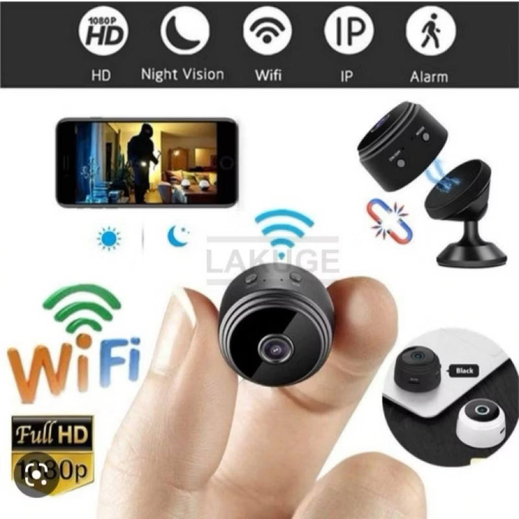 Jual Wireless A9 Mini Camera Wifi hd 1080p Micro Kamera Kecil Smart ip ...