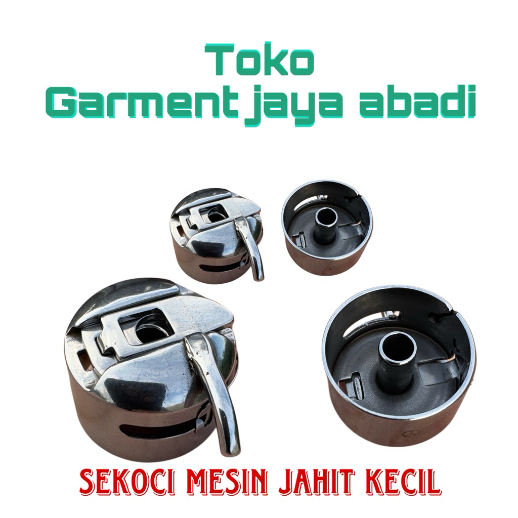 Jual sekoci/bobbin case mesin jahit hitam/tradisional/singer/btf dll ...