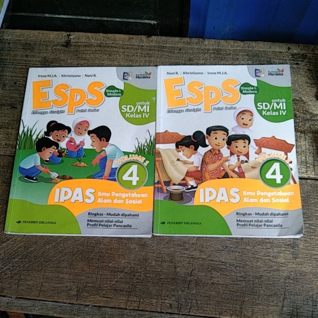 Jual ESPS IPAS Ilmu pengetahuan alam dan sosial Volume 1 dan 2 ...