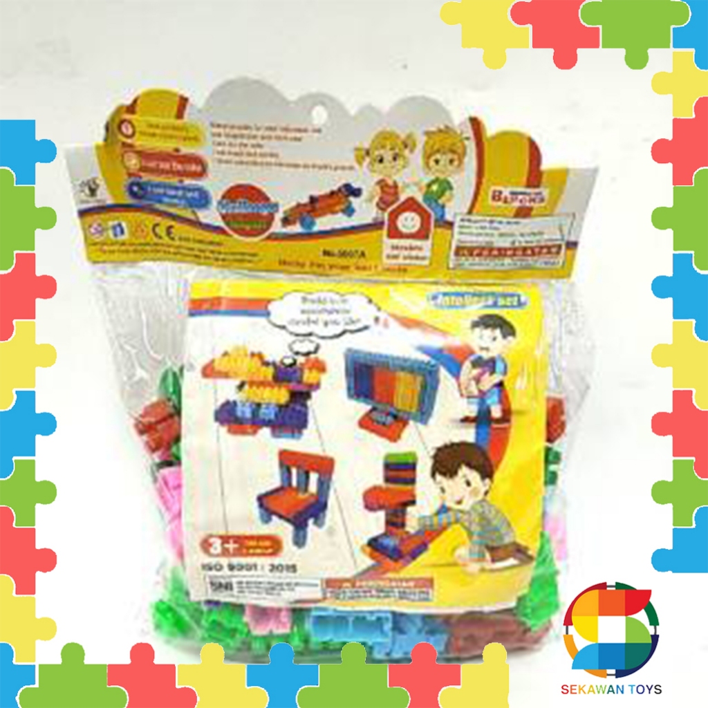 Jual Mainan Edukasi Anak Intellect Set Blocks [ 5007A] | Shopee Indonesia