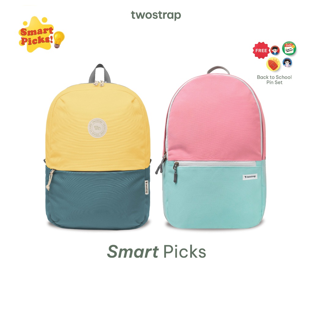 Jual [Free Pin] Twostrap - Smart Picks Backpack Collection | Shopee ...