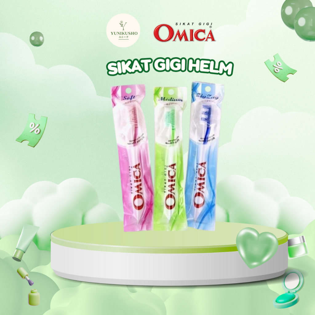 Jual Sikat Gigi OMICA Helm - Sikat Gigi Soft | Shopee Indonesia