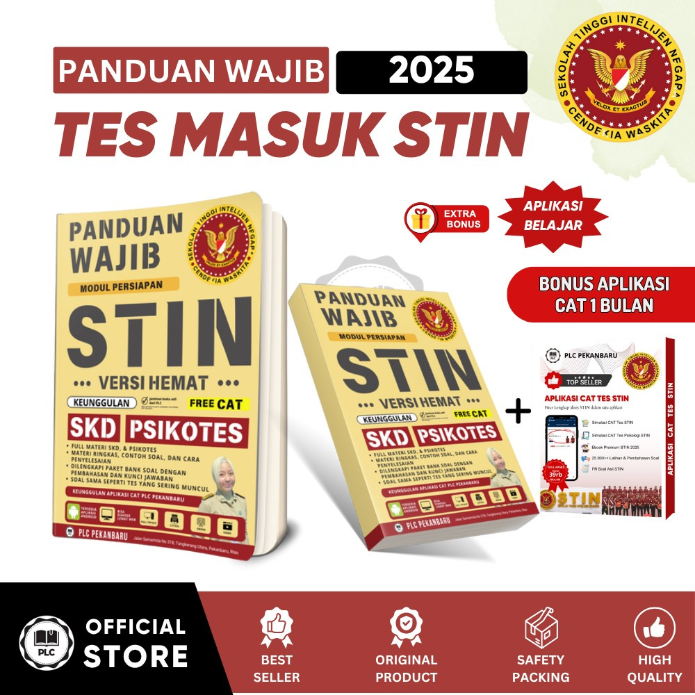 Jual Buku Tes Stin 2025 Versi Hemat Update 2025 Sekdin Sekolah ...