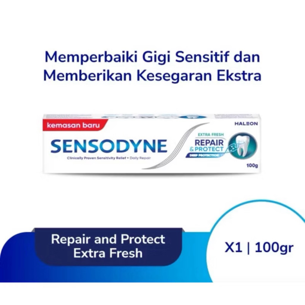 Jual Sensodyne Repair and Protect Extra Fresh Toothpaste 100g | Shopee ...