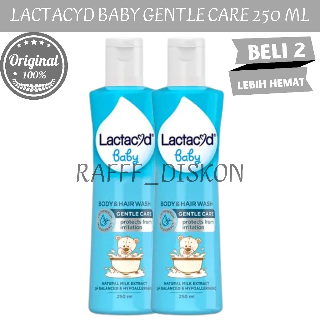Jual Lactacyd Baby Gentle Care 2in1 Body Wash and Hair Shampoo 250mL ...